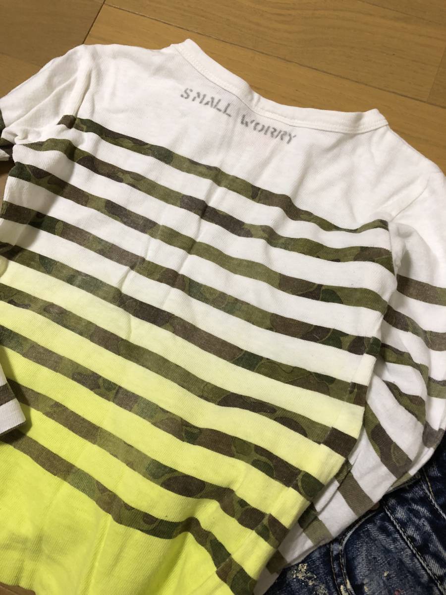 デニム＆ダンガリー ボーダーグラデーションロンT 120 FITH(トップス)｜売買されたオークション情報、yahooの商品情報をアーカイブ公開 - オークファン（aucfan.com）