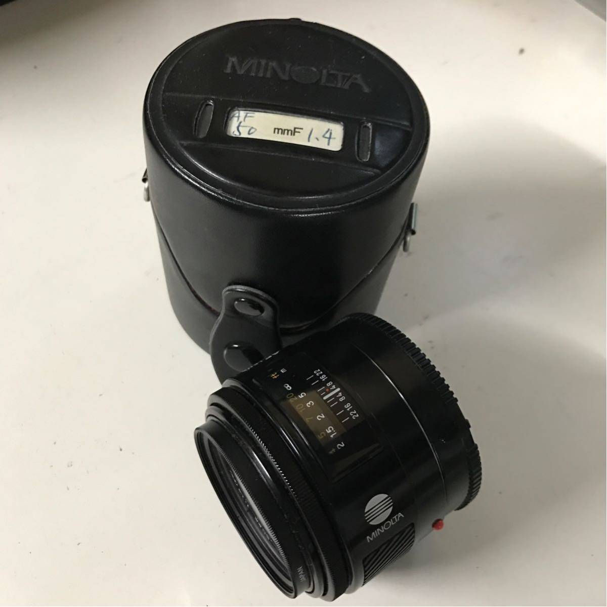 MINOLTA AF LENS 50 LITTON S.L 1B 49mm 1:14 22 50mm レンズ カメラレンズ LH-1011 ...