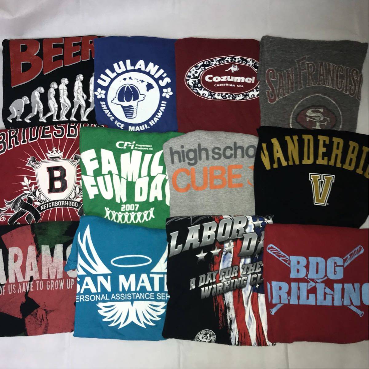 USA直輸入 古着Tシャツ12枚セット XL まとめ せどり フリマ T.6(丸首)｜売買されたオークション情報、yahooの商品情報を ...