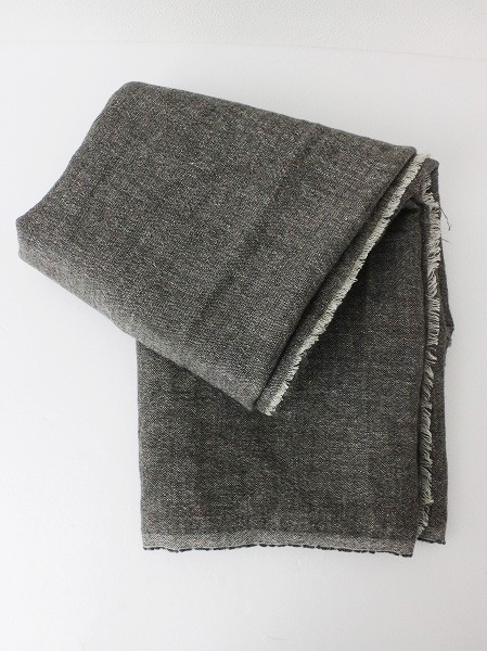 Washwash ウォッシュウォッシュ W刺繍 大判ストール /グレー 小物 マフラー ショール 2400010824319(ストール一般 ...