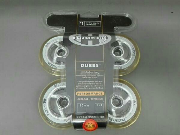 HYPER WHEELS DUBBS ハイパーホイール 80mm 82A MICRO BEARING 688対応(ウィール)｜売買された ...