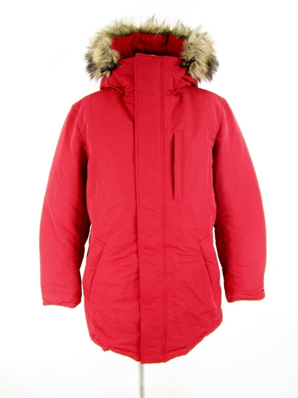 UNIQLO ユニクロ ウルトラウォームダウンコート メンズ 赤 L V‐4812(コート)｜売買されたオークション情報、yahooの商品情報 ...