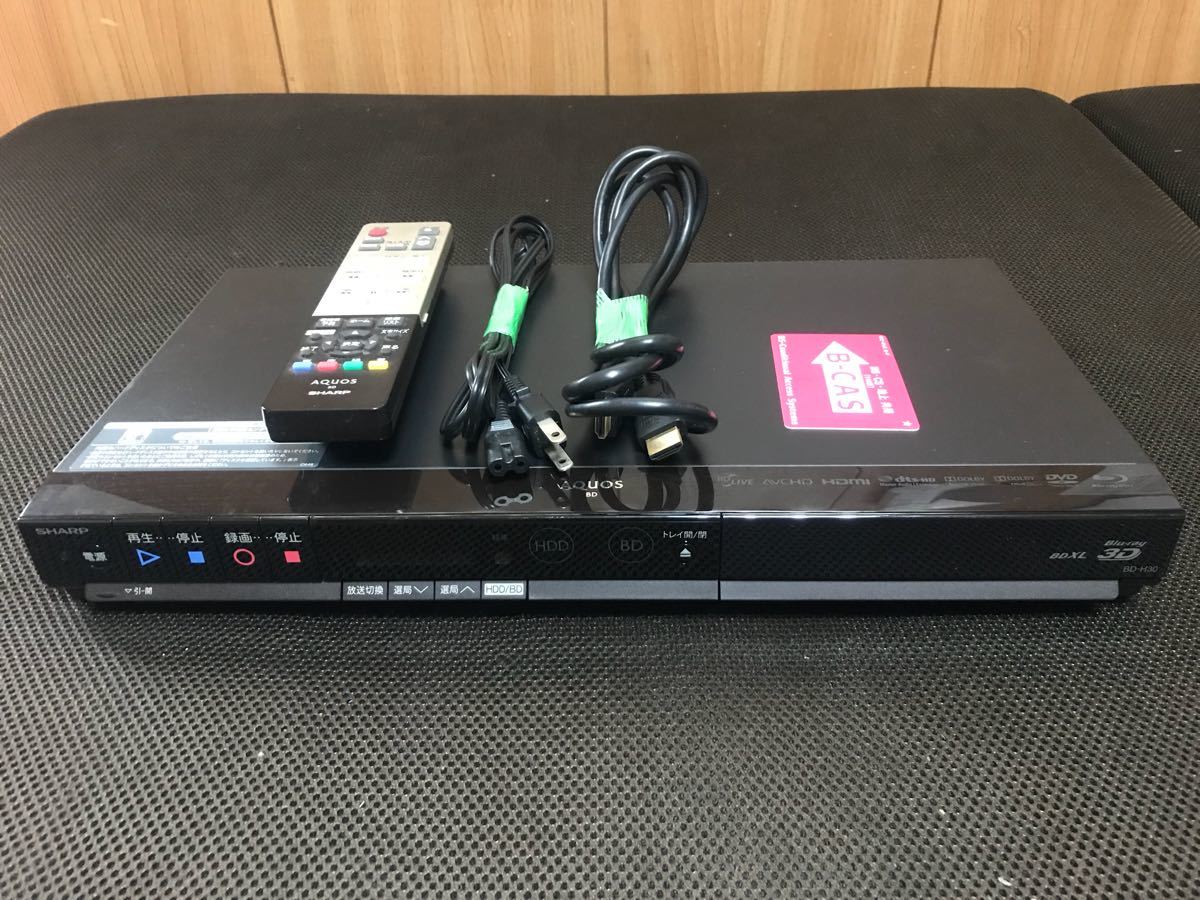 SHARP AQUOS BD/DVDレコーダー BD-H30 320GB 11年製 品(シャープ)｜売買されたオークション情報、yahooの商品情報をアーカイブ公開 - オークファン ...