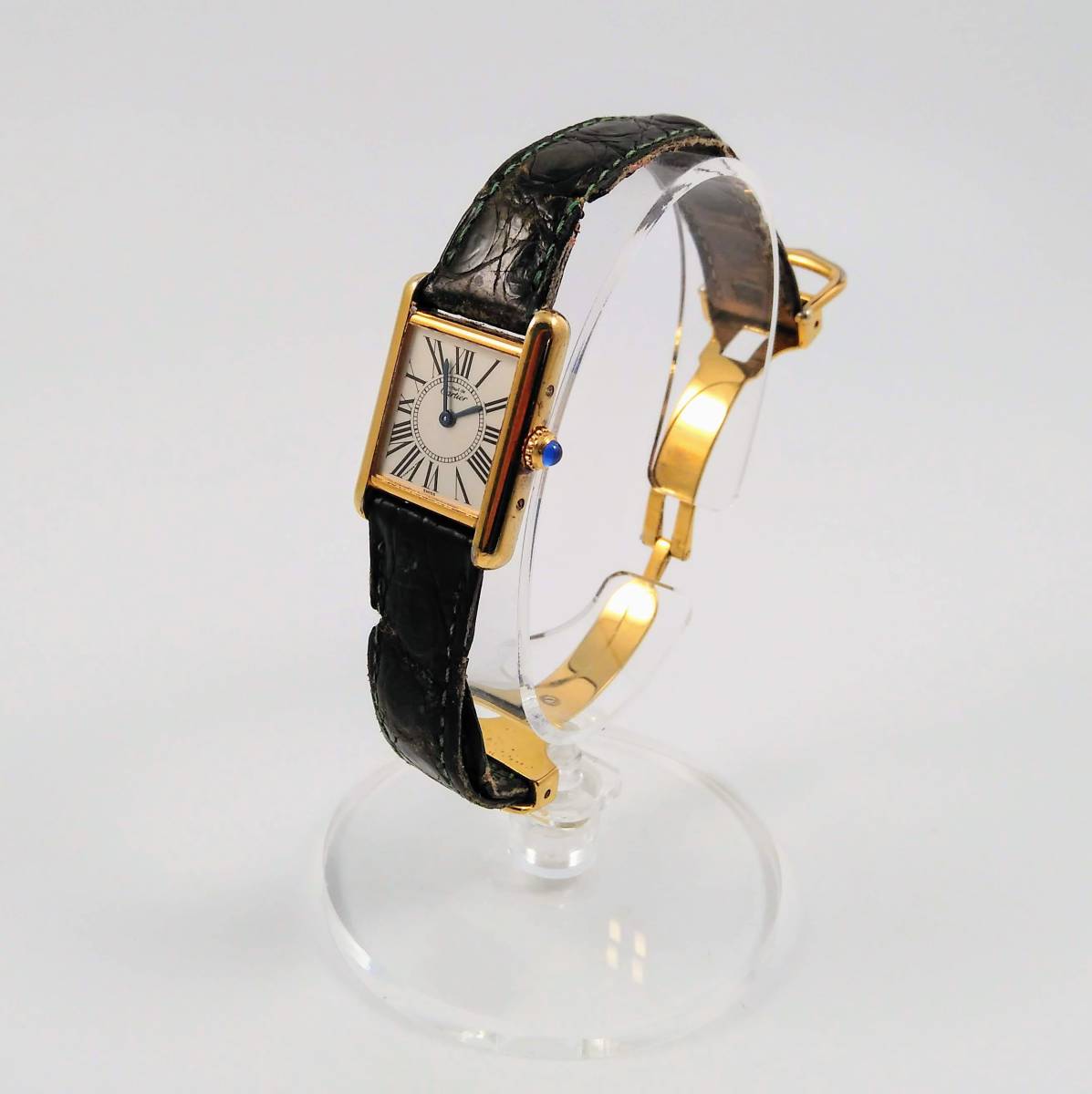 正規品 稼働品 Cartier カルティエ Must Tank マストタンク ベルメイユ レディース腕時計 118528 5057001 ...