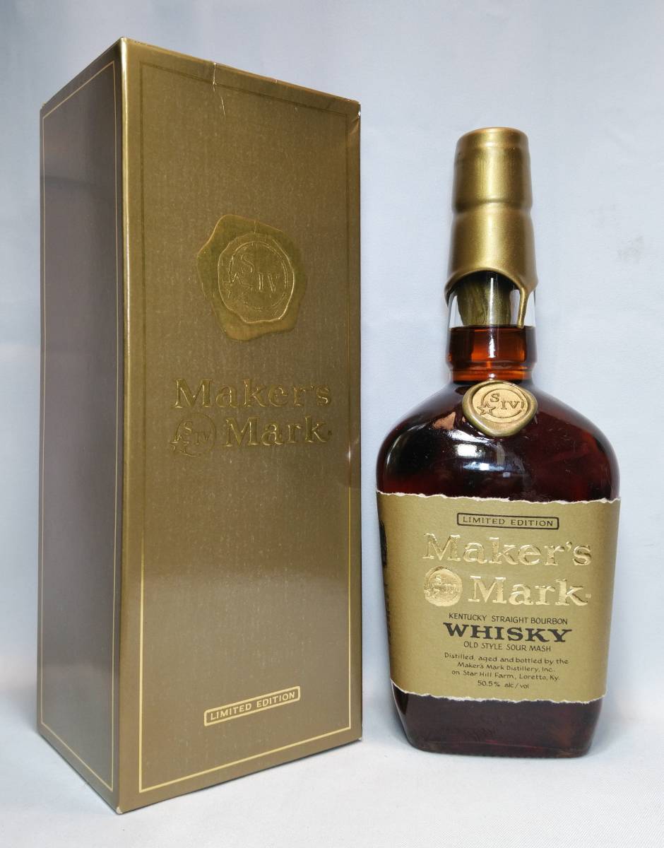 全国 Maker's Mark Gold Wax Top メーカーズマーク ゴールドトップ 50.5度 750ml(バーボン)｜売買された ...