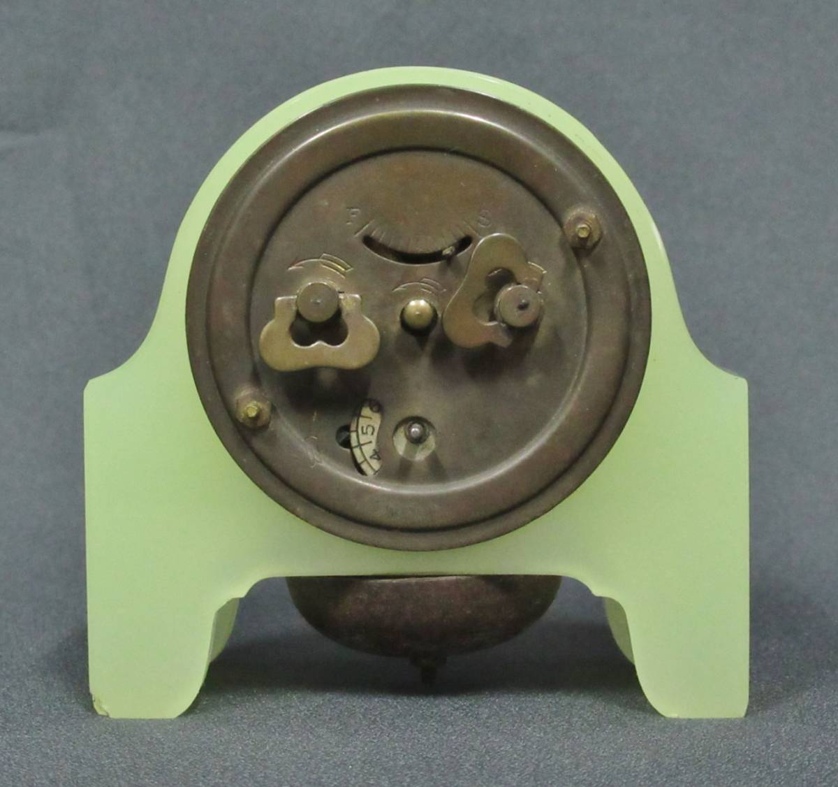 精工舎 ウランガラス 置時計 SEIKOSHA URANIUM GLASS CLOCK.昭和レトロ.レトロ雑貨.セイコー(一般)｜売買された ...