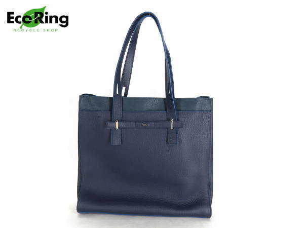 1円 超 フルラ レザー トートバッグ ネイビー DD679(トートバッグ)｜売買されたオークション情報、yahooの商品情報をアーカイブ公開 ...