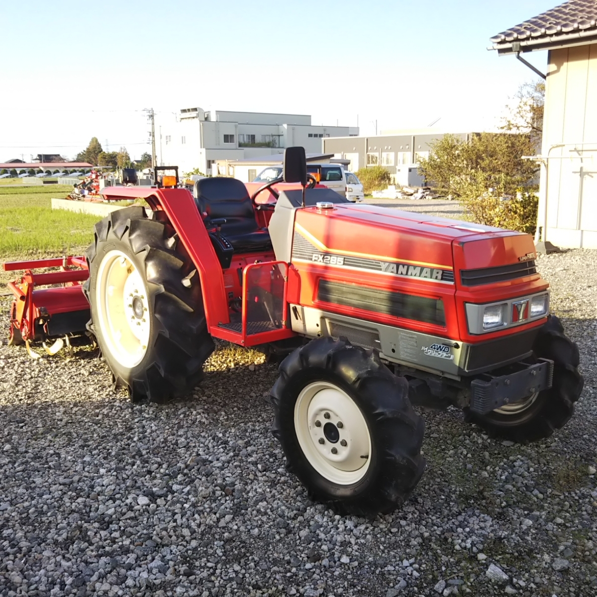 富山発売 小綺麗 ヤンマー FX285 4WD 28馬力 自動水平 豪華版UFOロータリー付き(車体)｜売買されたオークション情報、yahoo ...