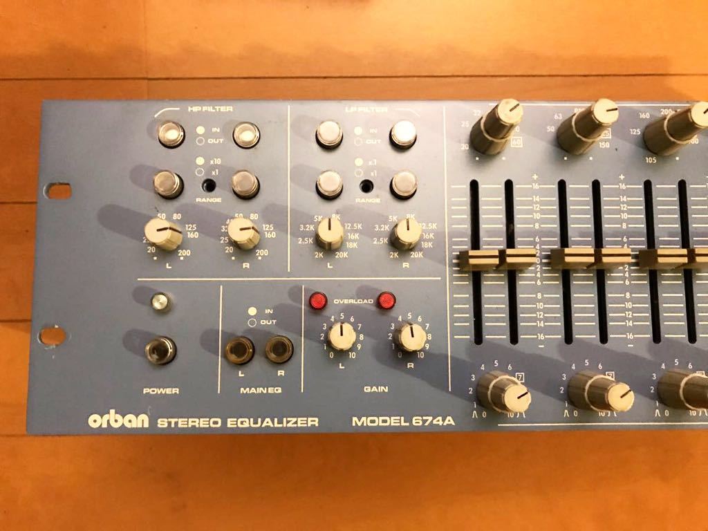 Orban ステレオ パラメトリック EQ Model 674A 多機能 イコライザー(イコライザー)｜売買されたオークション情報、yahoo ...
