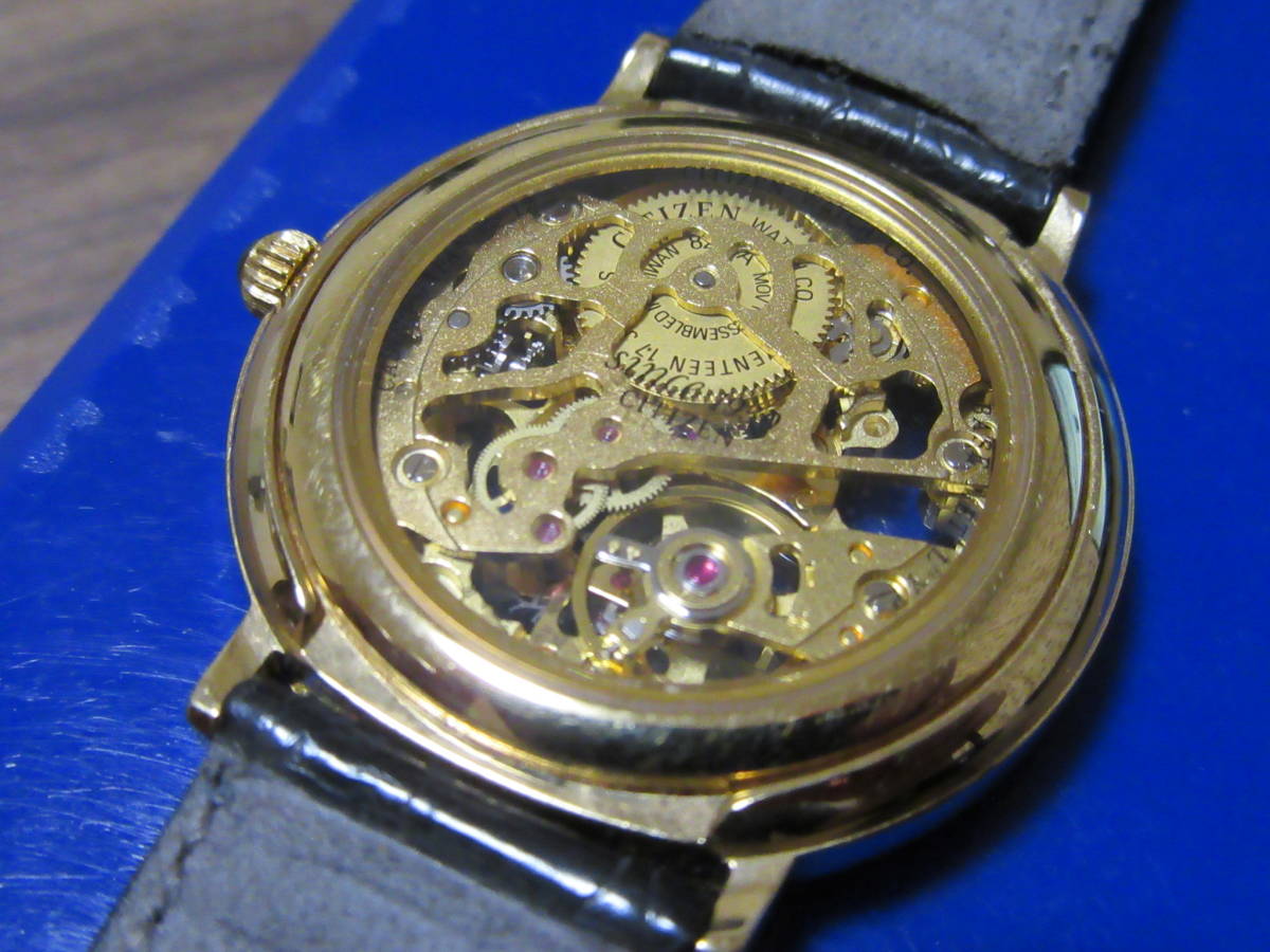 CITIZEN シチズン 8234-824121k 両面スケルトン 手巻き 現状渡し(その他)｜売買されたオークション情報、yahooの商品 ...