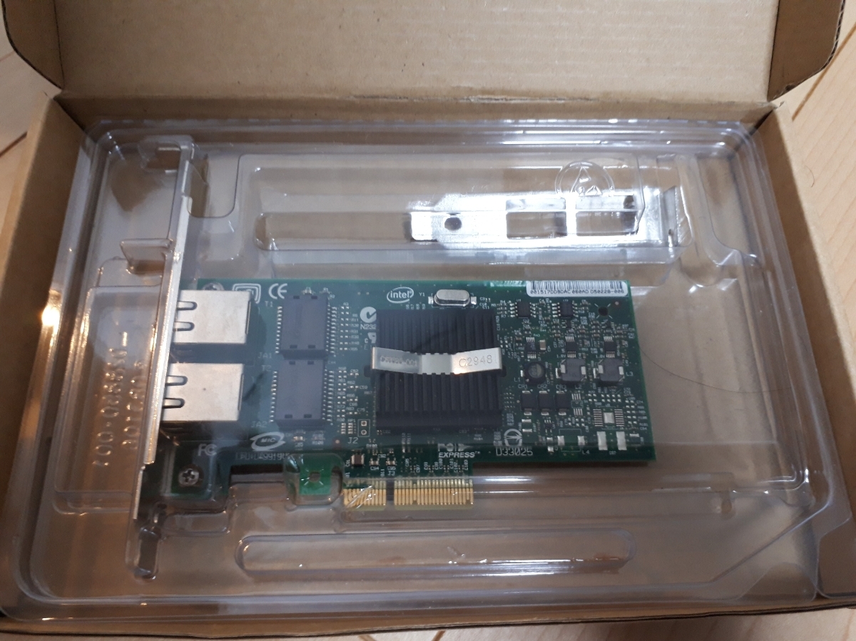 INTEL PRO/1000 PT DUAL PORT GIGA ギガビットLAN カード(LANカード)｜売買されたオークション情報 ...
