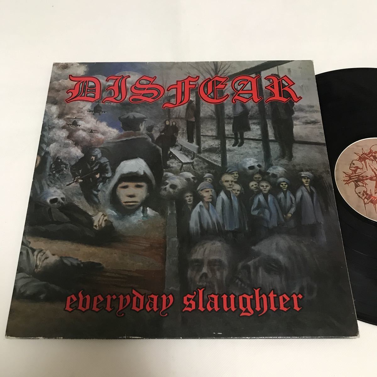 1000枚限定 ナンバリング入り LP / DISFEAR / everyday slaughter / HARD CORE PUNK ハード ...