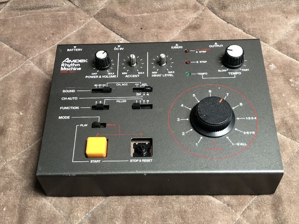 AMDEK rhythm machine RMK-100 / リズムマシン(リズムマシン)｜売買されたオークション情報、yahooの商品情報をアーカイブ公開 - オークファン（aucfan.com）