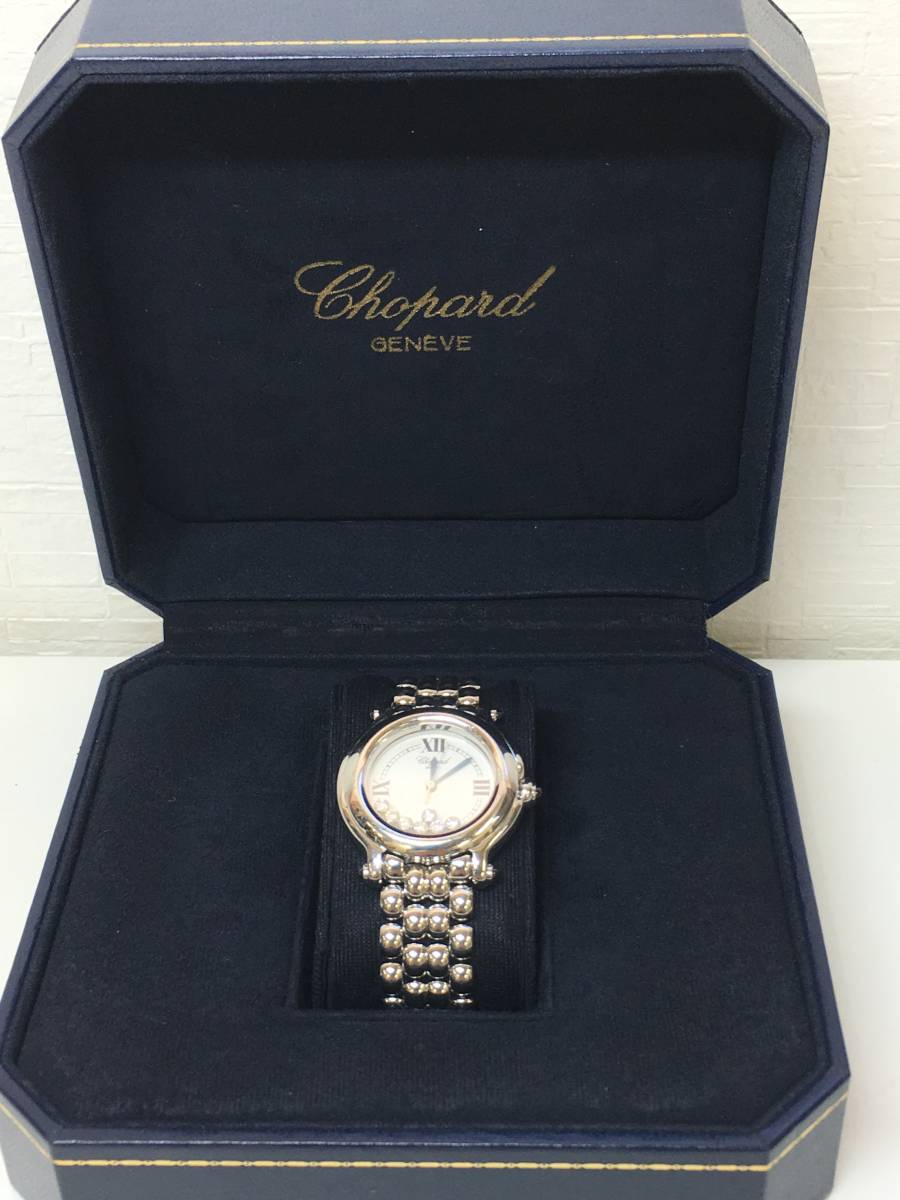 Chopard ショパール レディース 腕時計 ハッピースポーツ 7Pダイヤモンド 27/8236-23 箱付 保証書付 コマ付 稼働品(ショパール)｜売買されたオークション情報、yahooの ...