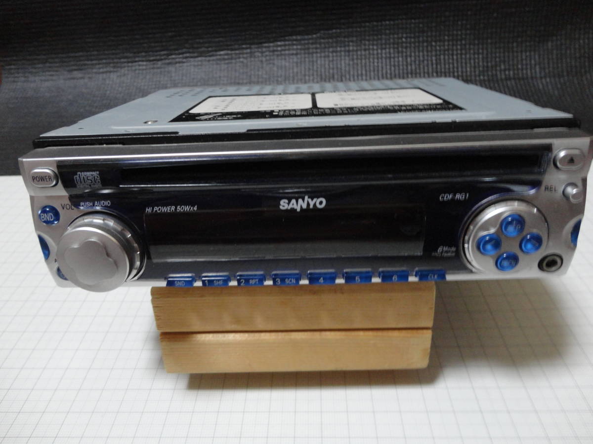 SANYO サンヨー CDF-RG1J 1Dサイズ CDデッキ(CDプレーヤー)｜売買されたオークション情報、yahooの商品情報をアーカイブ公開 - オークファン（aucfan.com）