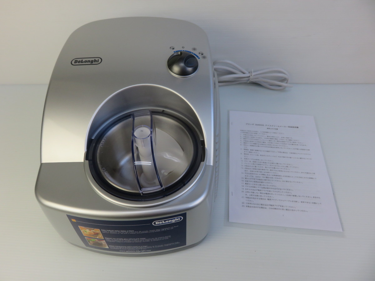 DeLonghi デロンギ コンプレッサー付 アイスクリーム メーカー GM6000 ジェラート(その他)｜売買されたオークション情報、yahooの商品情報をアーカイブ公開 - オークファン ...