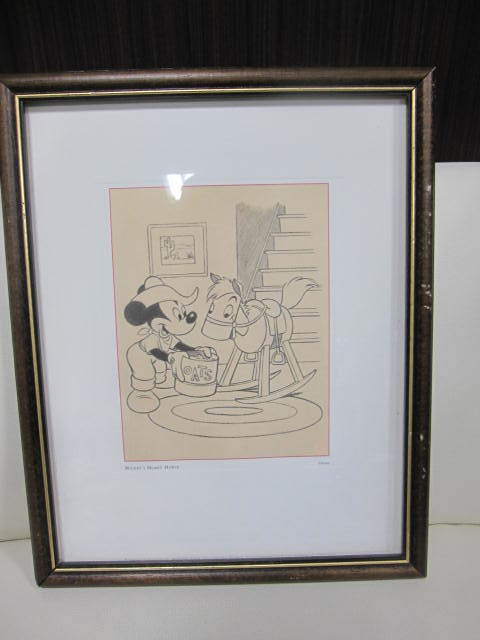Disney ディズニー MICKEY'S HOBBY HORSE ミッキー Distributed Bruce McGaw Graphics ...