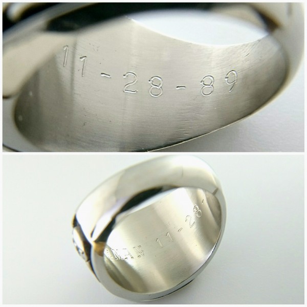 80s ビンテージ ABC 300 GAME ボウリング リング AMERICAN BOWLING CONGRESS 赤石 記念 指輪 ...