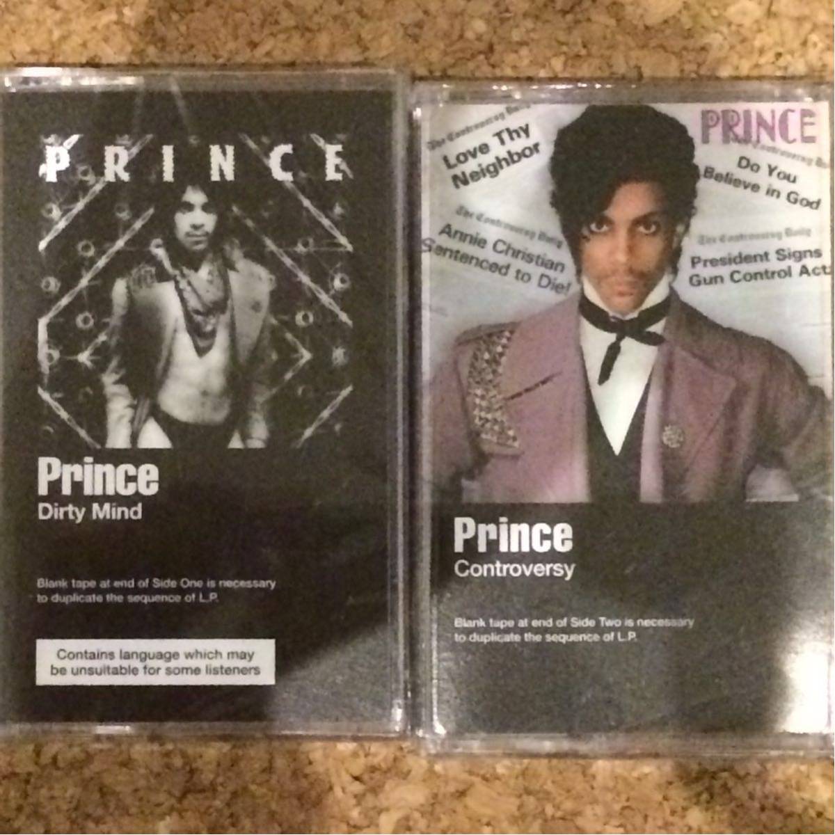 Prince／Controversy／Dirty Mind カセットテープ 2本セット プリンス 廃盤レア(R&B、ソウル)｜売買された ...