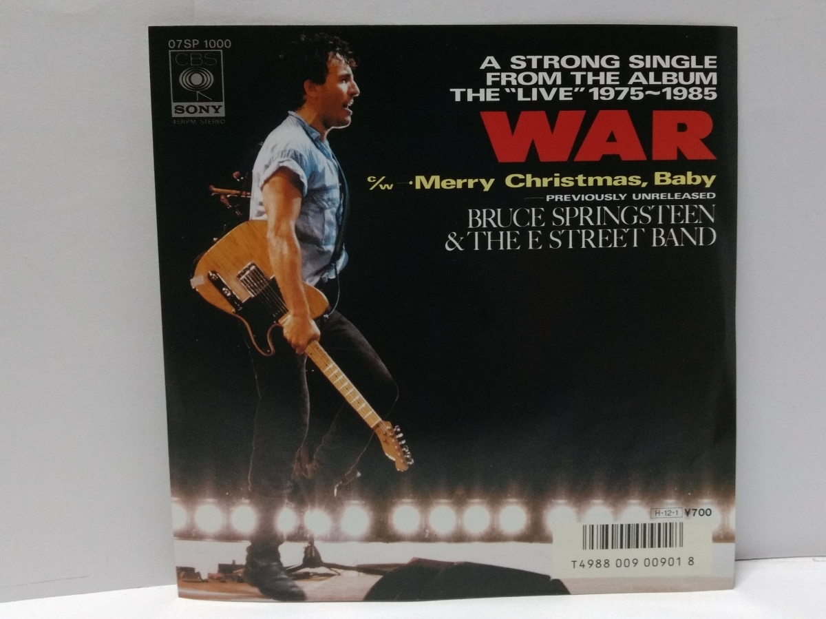 EP ブルース スプリングスティーン ウォー/メリー クリスマス ベイビー BRUCE SPRINGSTEEN WAR/MERRY ...