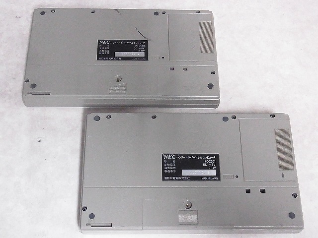 NEC ポケットコンピュータ PC-2001 本体 2台セット ポケコン 日本電気 ジャンク 10(ポケットコンピュータ)｜売買されたオークション情報、yahooの商品情報をアーカイブ公開 ...