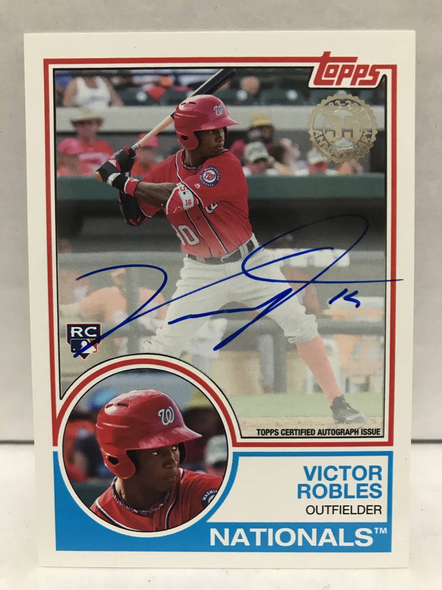 Victor Robles 2018 Topps 35th Anniversary 1983 Topps Baseball Rookie ...