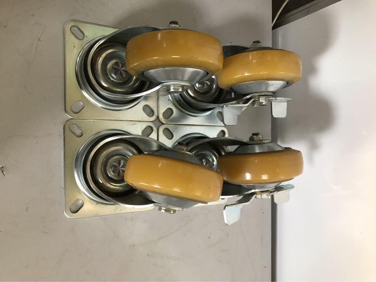 FF165 HAMMER CASTER ハンマーキャスター 125×44自在 2個ロック付 4個セット 品(台車)｜売買されたオークション情報 ...