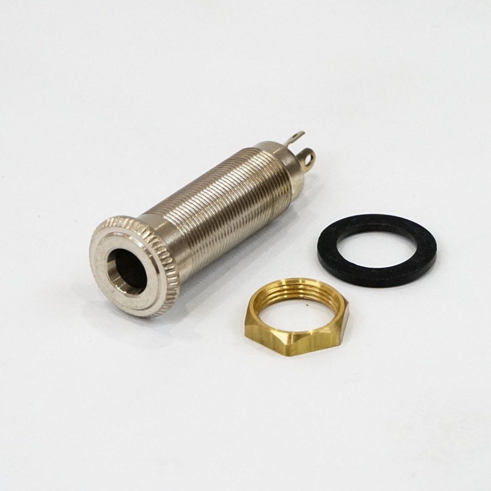 133770 Montreux Cylinder stereo jack NI No.1650 ステレオストレートジャック ギターパーツ ...