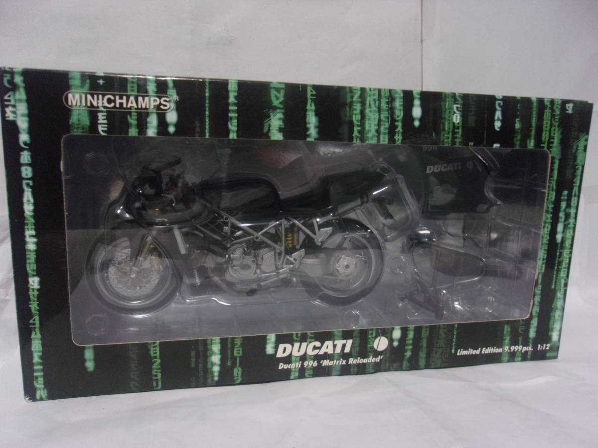 世界限定9999個 MINICHAMPS ミニチャンプス 1/12 DUCATI ドゥカティ 996 ストリートVer. Matrix ...