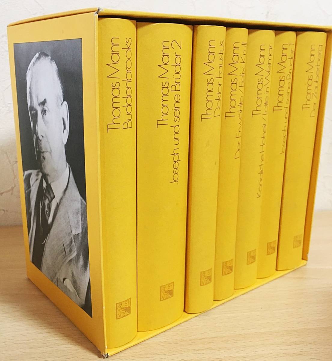 ドイツ語洋書 トーマス マン長編小説集 全7巻揃 Thomas Mann：Die Romane Fischer 大公殿下 魔の山 ヨセフとその ...