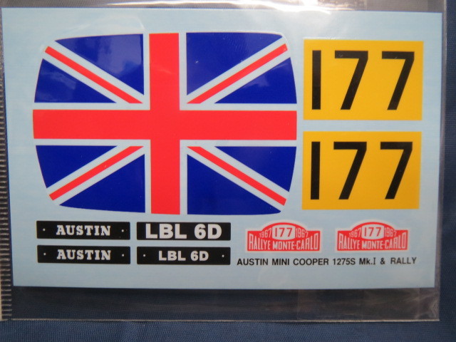 #163 1/24 ミニ クーパー AUSTIN MINI COOPER Mk.Ⅰ＆RALLY #177(ラリー)｜売買されたオークション情報 ...