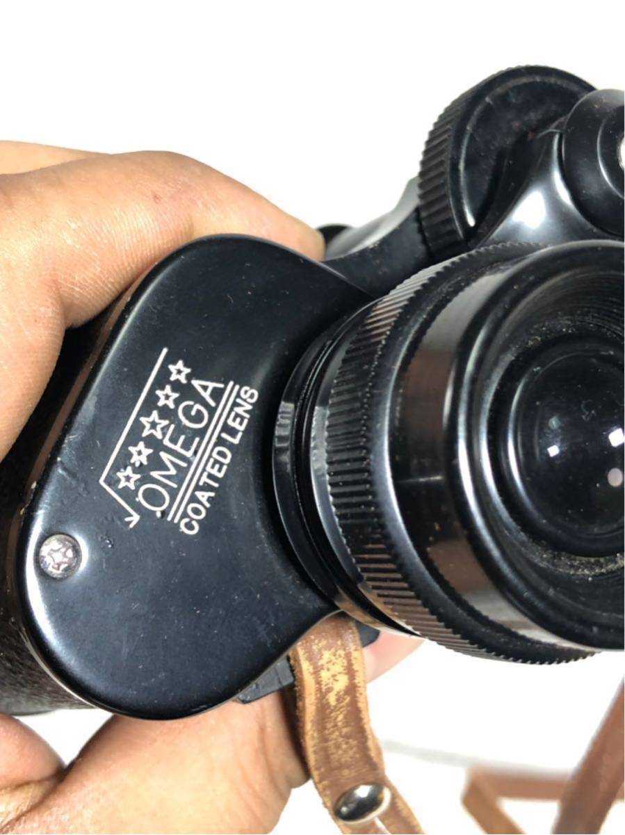 ケース付き レア プロ仕様 OMEGA coated lens オメガ 双眼鏡 10×30 バードウォッチング 天体観測 1円スタート 望遠鏡 ...
