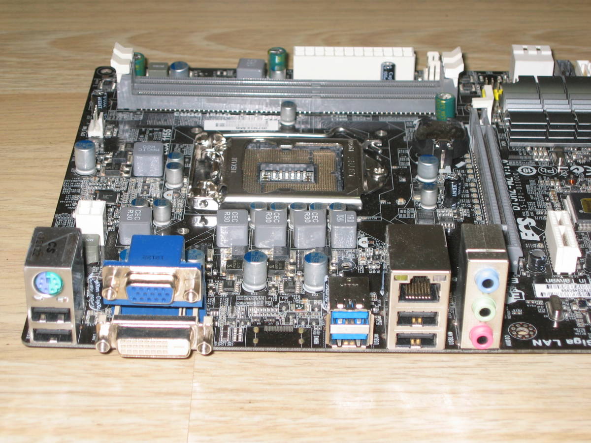 UNITCOM PC工房 /ECS社 Micro-ATX B75H2-M2 V：1.0 B75チップセット/LGA1155 完動品(PC/AT ...