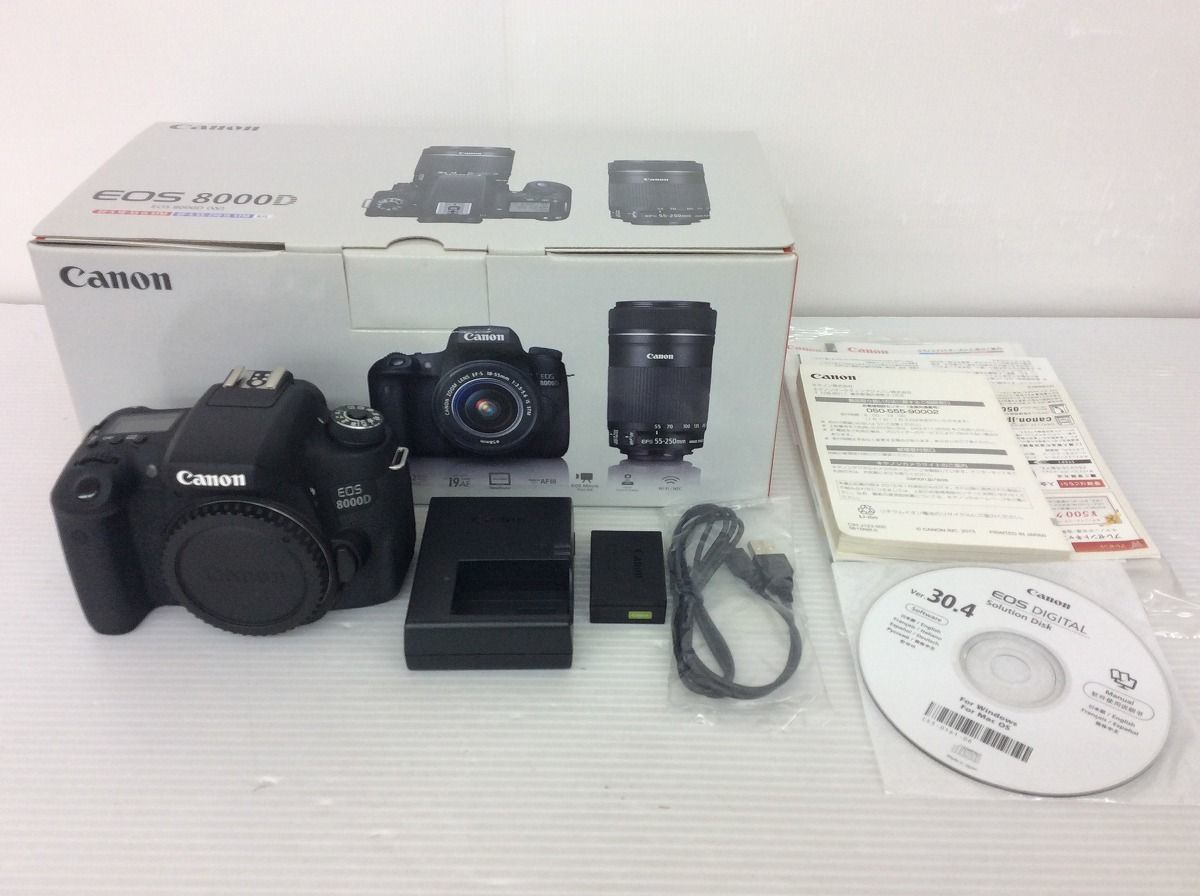 Canon EOS 8000D デジタル一眼レフカメラ ボディ ブラック レンズ無し EC26-210jy/E4(キヤノン)｜売買された ...