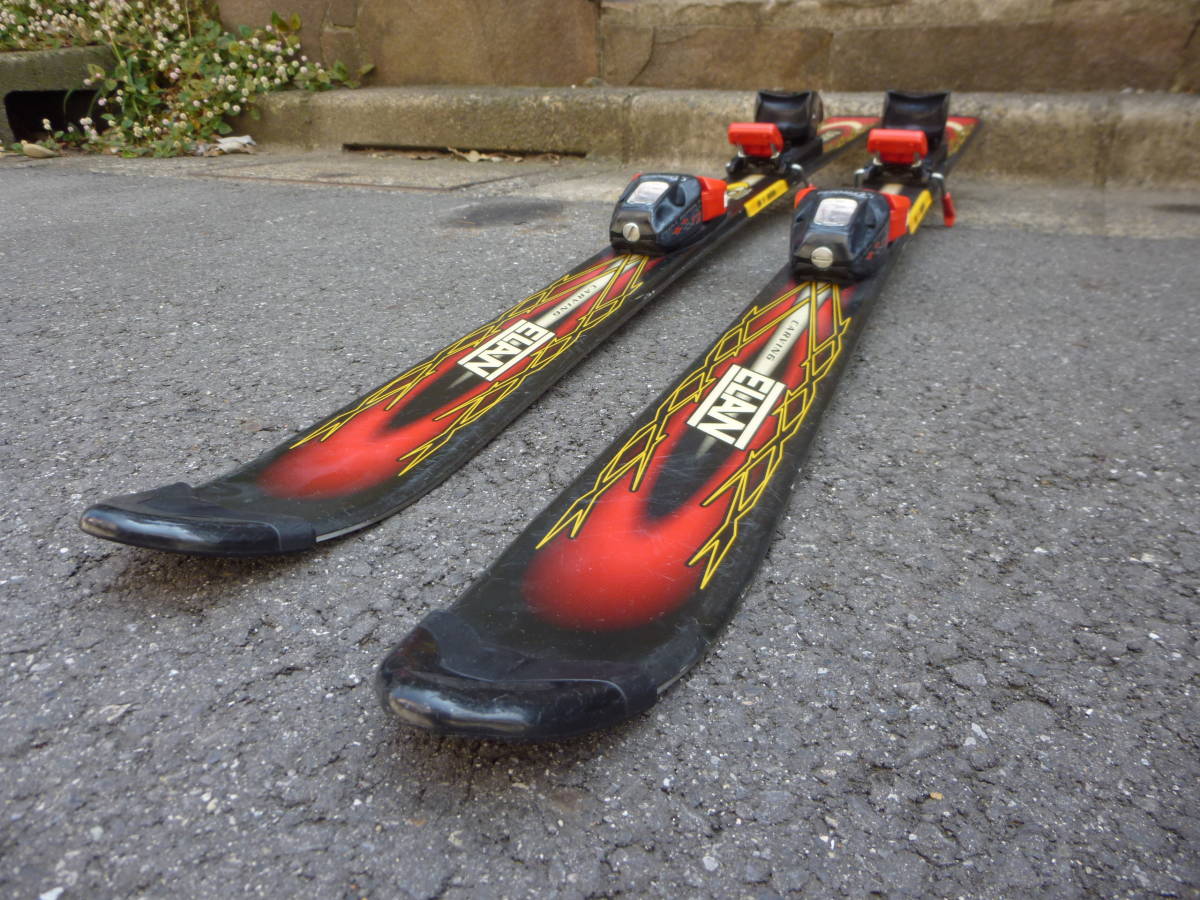 103 ELAN carving スキー板 team 107cm ビンディング TYROLIA FULL DIAGONAL 22-27cm ...