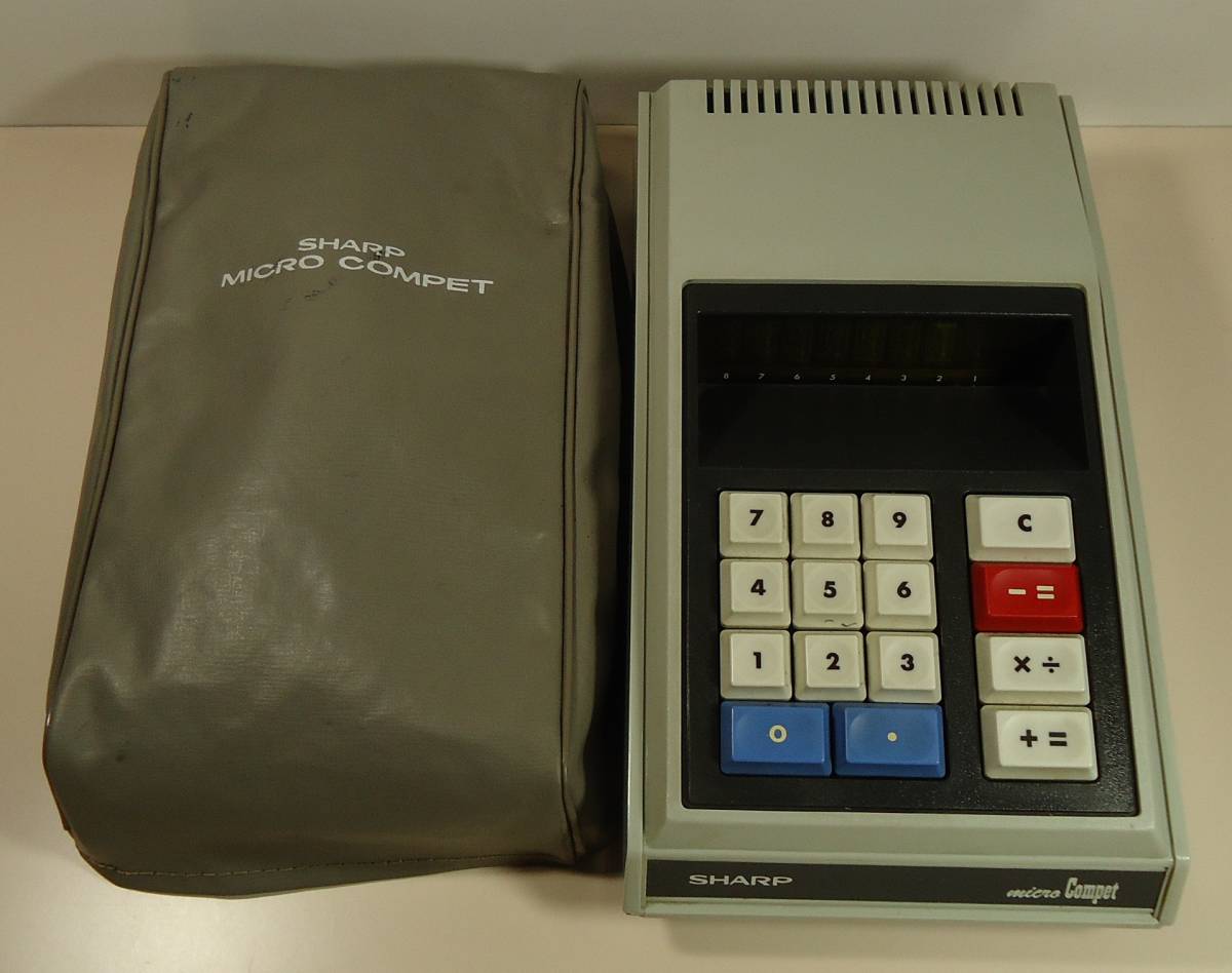SHARP MICRO COMPET QT－80D シャープ 電卓 コンペット 初期ブランド 1969年 シャープ 電卓(シャープ)｜売買され ...