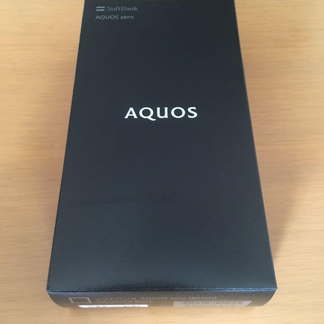 SoftBank SHARP AQUOS zero アドバンスドブラック Advanced Black ネットワーク制限 SIMロック解除済 801SH シャープ(国内版SIMフリー)｜売買さ ...