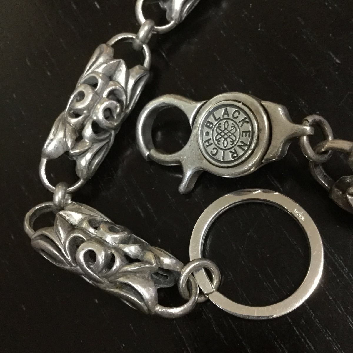 BLACKENRICH 極太 シルバー ウォレットチェーン SV950 ブラッケンリッチ BLACKEN RICH 925 SILVER(ウォレットチェーン)｜売買されたオークション情報 ...