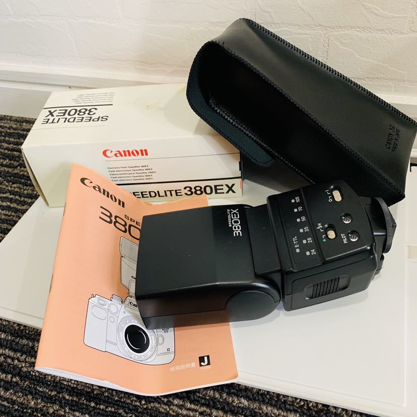 622-T CANON SPEEDLITE 380EX ストロボ フラッシュ キャノン 箱付き(キヤノン用)｜売買されたオークション情報 ...