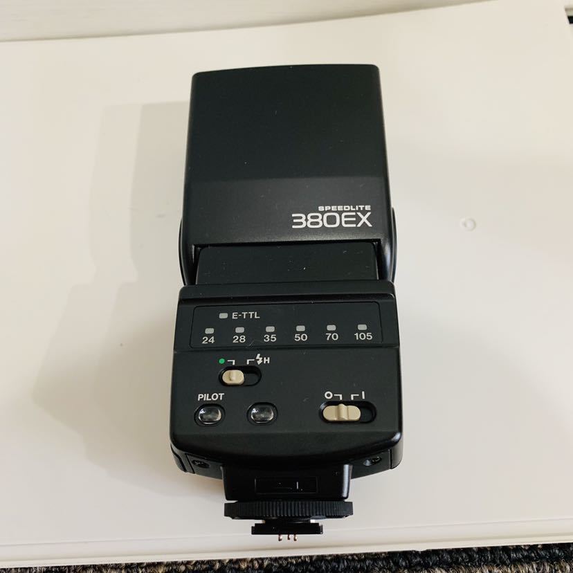 622-T CANON SPEEDLITE 380EX ストロボ フラッシュ キャノン 箱付き(キヤノン用)｜売買されたオークション情報 ...