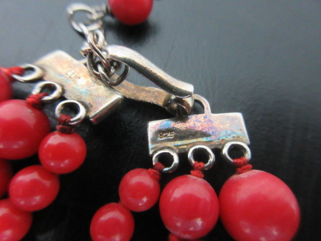 珊瑚 サンゴ ネックレス レトロな金具 925 LUC刻印 総重量：約74g #34513(コーラル、サンゴ)｜売買されたオークション情報、yahooの商品情報をアーカイブ公開 ...