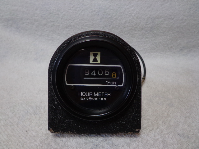 KANTO SEIKI TOKYO HOUR METER 12V アワーメーター ジャンク品 1/10H(追加メーター)｜売買された ...