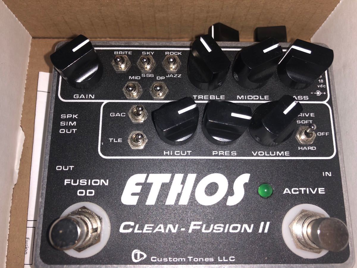 Custom tones Ethos clean fusion II クリーン フュージョン プリアンプ(プリアンプ)｜売買されたオークション ...
