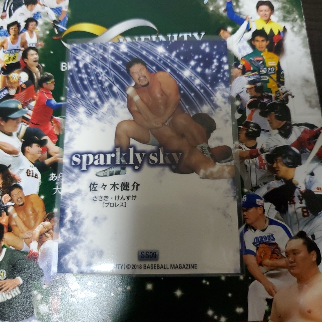 BBM infinity 2018 インフィニティ/佐々木健介/#SS09/ スポーツトレーディングカード/sparkly sky/インサートカード/同梱可能(2014年～)｜売買された ...