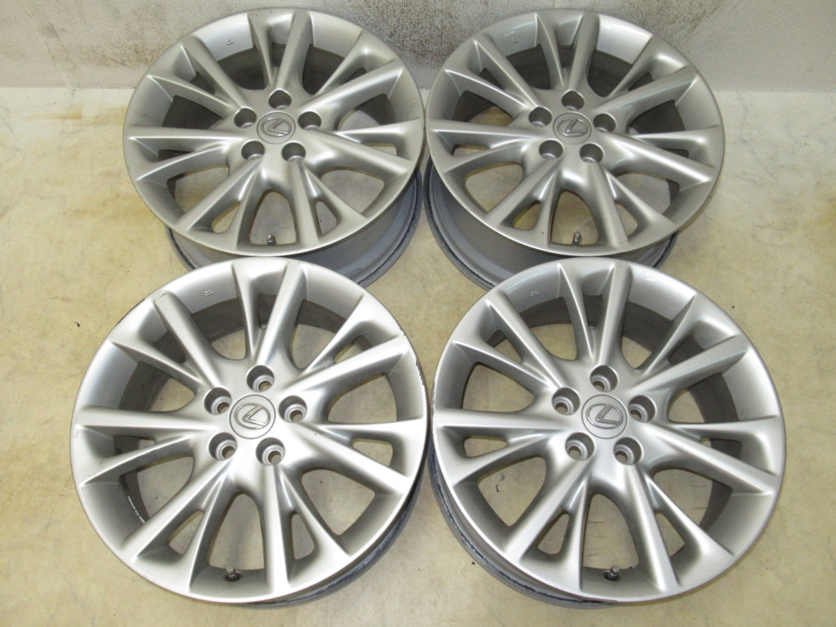 レクサスHS200h純正 7.5J-18 off+39 pcd114.3/5H ハブ径60ミリ ホイールのみ4本セット(5穴)｜売買された ...