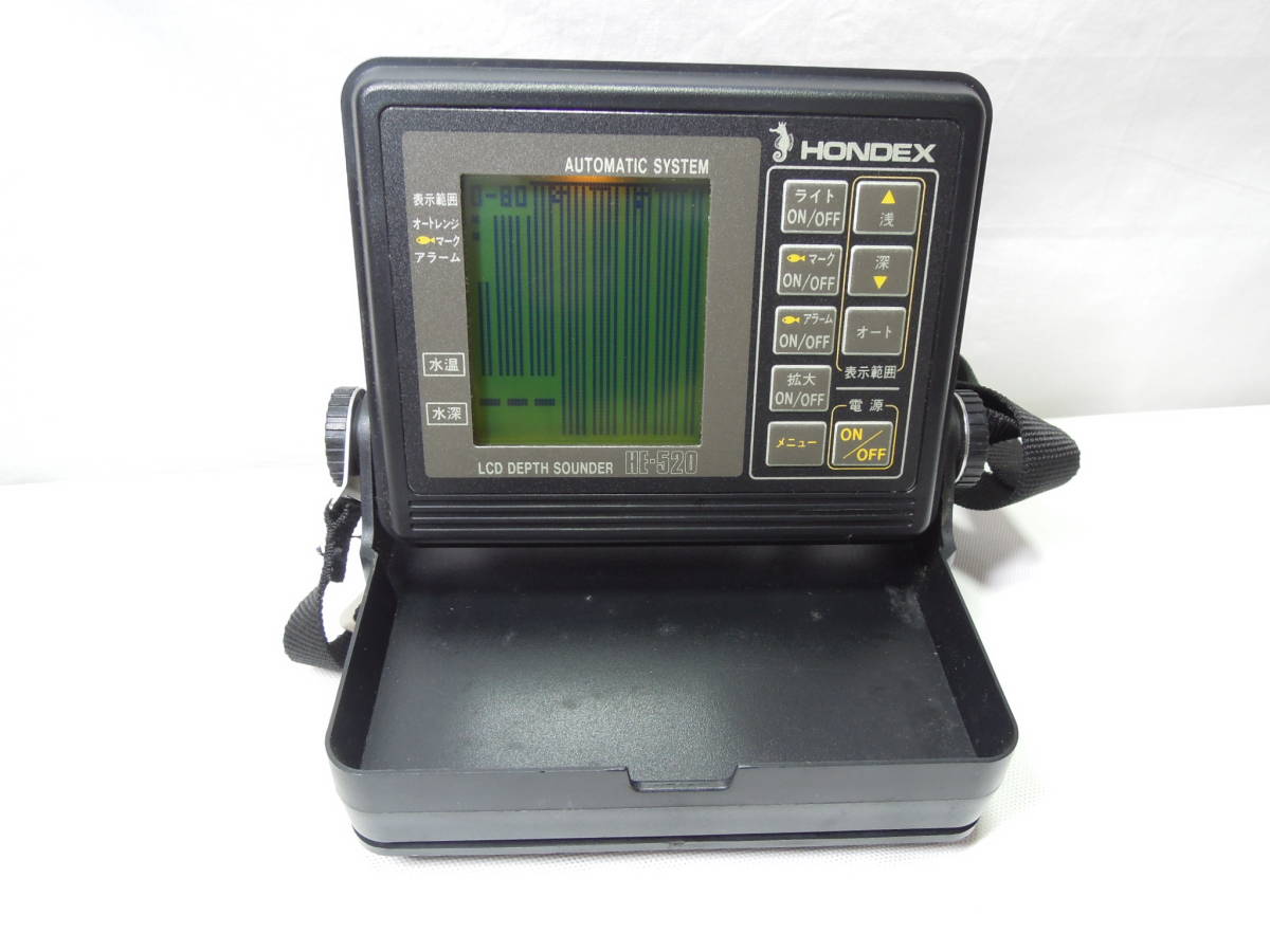 M10689 HONDEX/ホンデックス/LCD DEPTH SOUNDER/ポータブル魚群探知機/HE-520 ジャンク(モニター5型未満 ...