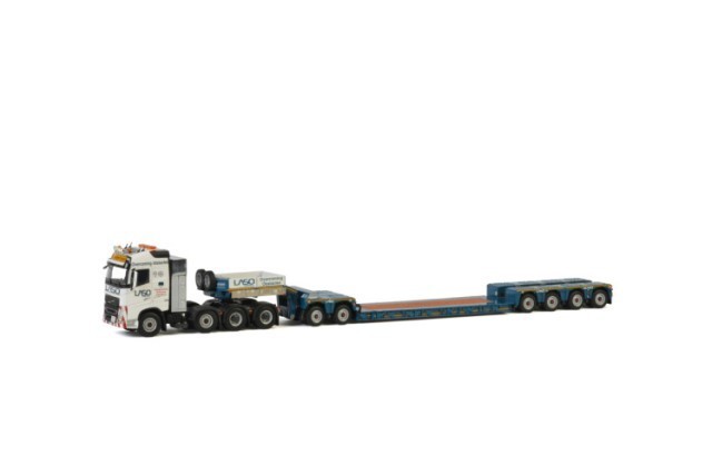 WSI 1/50 01-2244/5667018 LASO VOLVO ボルボ FH4 GLOBETROTTER 8x4 LOWLOADER ...