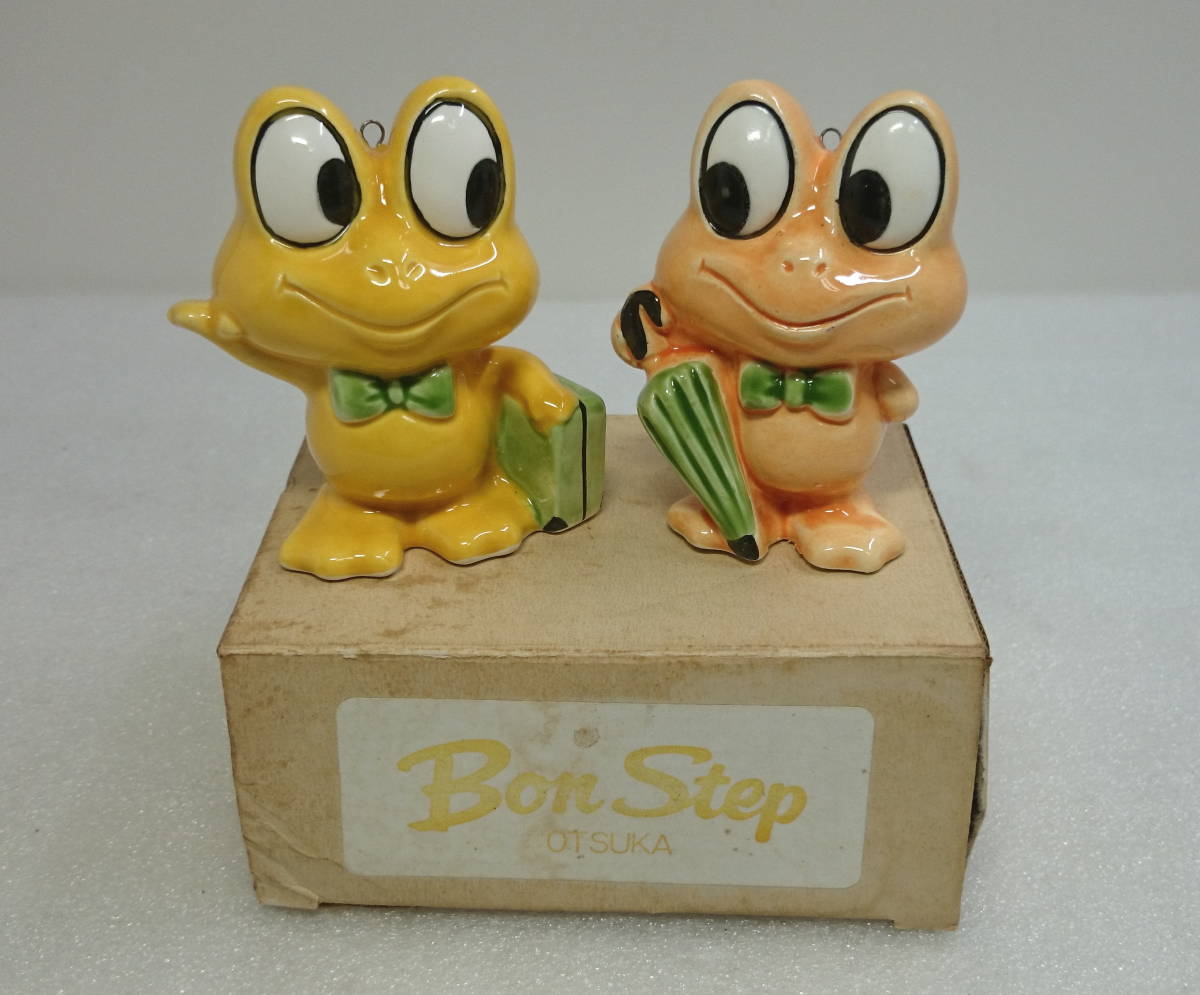 Bon Step 陶器 カエルの置物 かわいい ペア 蛙 ボンステップ OTUKA Oasis OTAGIRI JAPAN(その他)｜売買されたオークション情報、yahooの商品情報を ...