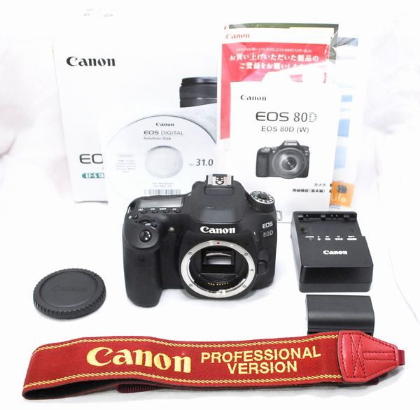 良品 付属品一式完備 Canon キヤノン EOS 80D(キヤノン)｜売買されたオークション情報、yahooの商品情報をアーカイブ公開 - オークファン（aucfan.com）