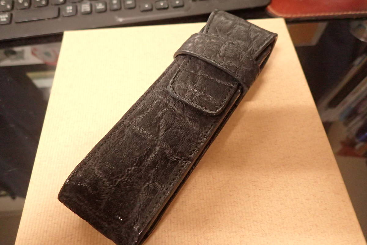 Pent エレファントレザー ペンケース 2本挿し ブラック(ペンケース)｜売買されたオークション情報、yahooの商品情報をアーカイブ公開 - オークファン（aucfan.com）